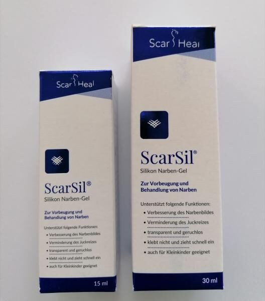 ScarSil Silikon-Narbengel macht Narben weich, weniger erhaben und ...